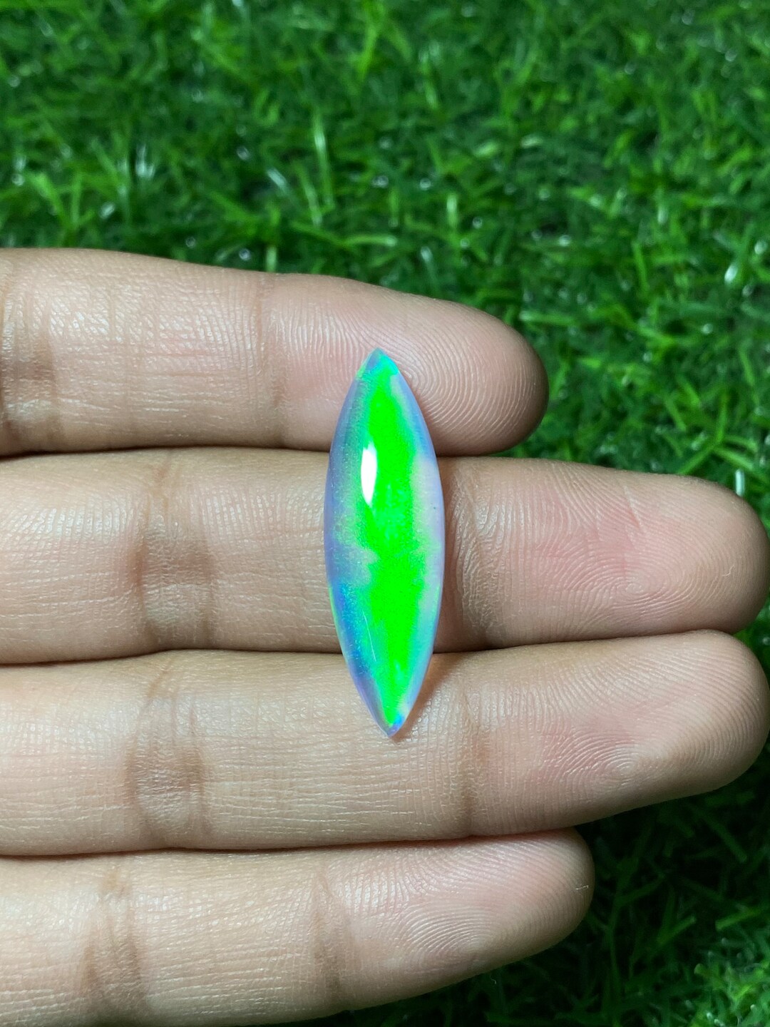 Fantastic ~ Multi Fire Doublet Aurora Opal Cabochon Marquise Shape Size ...