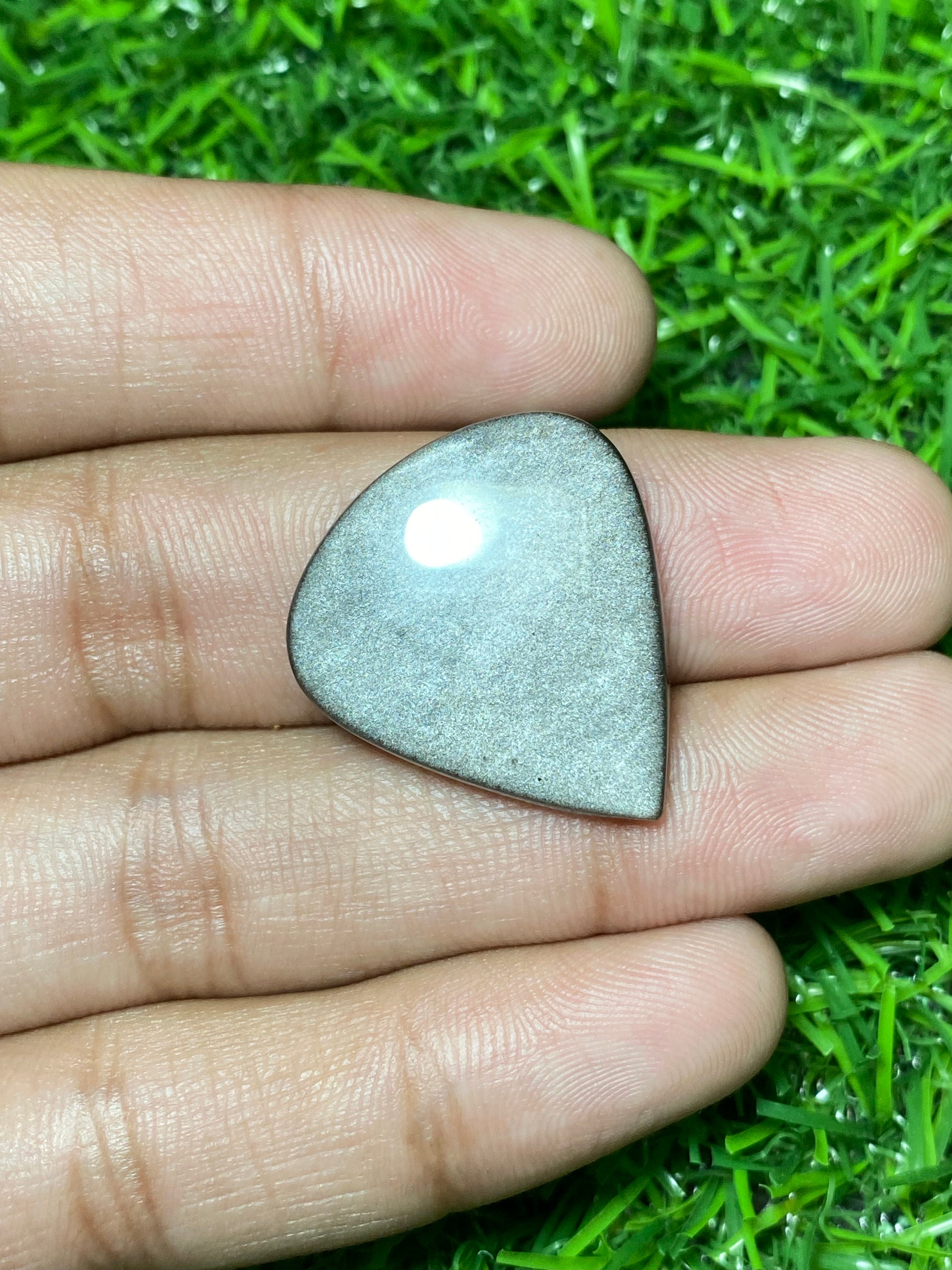 Most Beautiful Silver Fire Obsidian Cabochon Pear Shape at - Etsy