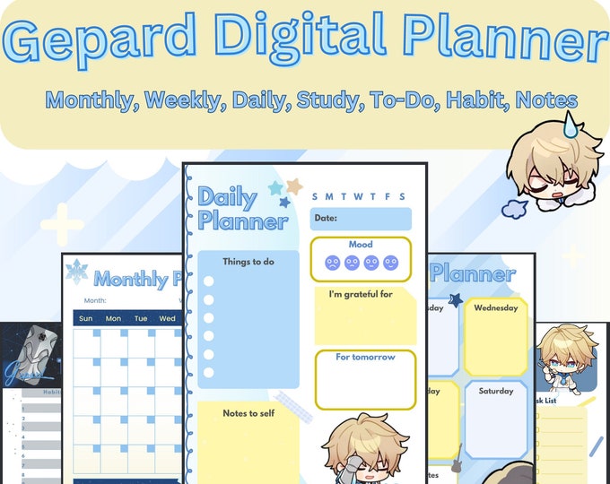 Honkai Star Rail Gepard Sticker - Etsy