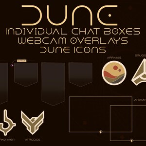 DUNE Stream Pack - Animated Scenes, Overlays, Stinger Transitions and ...