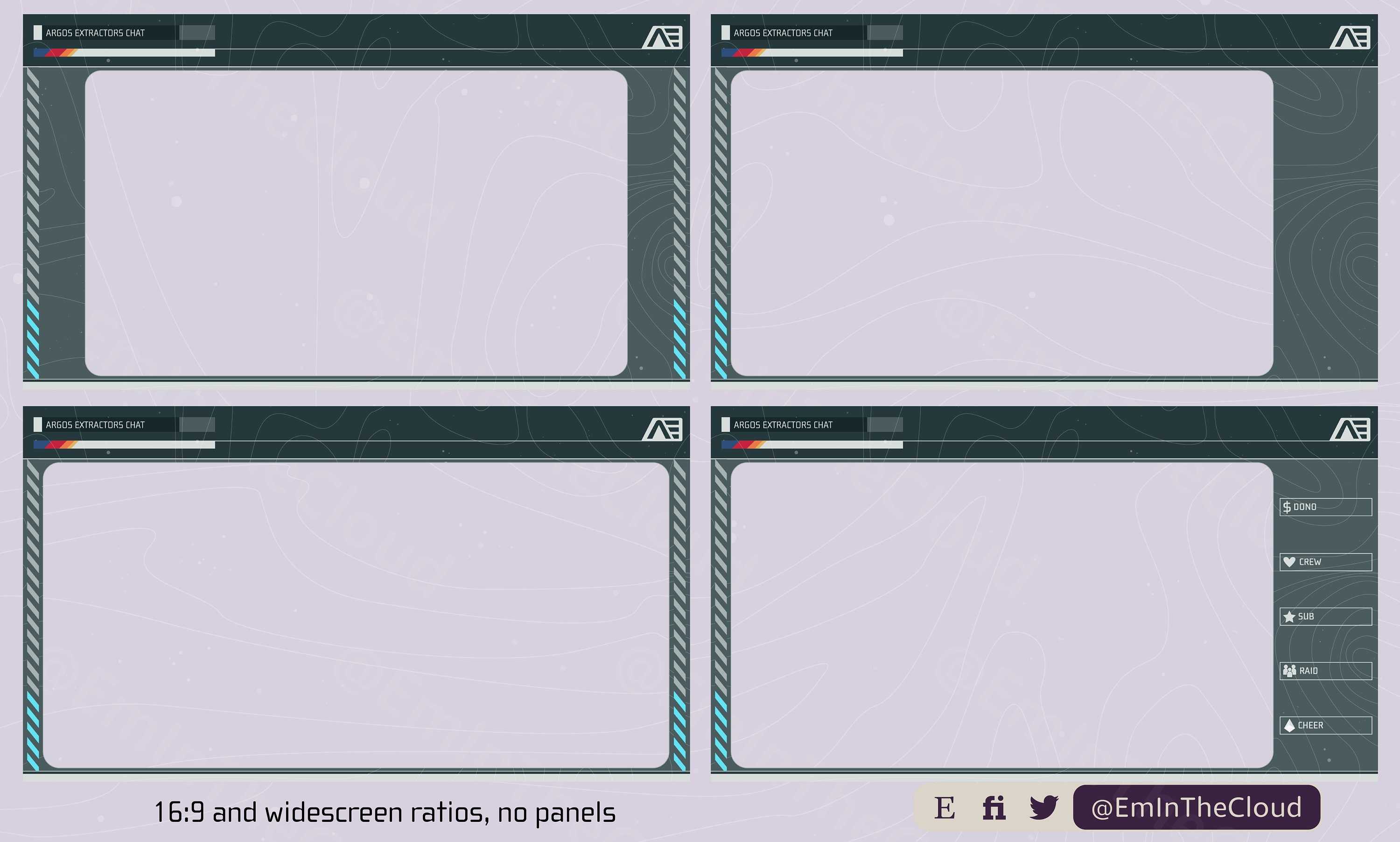 STARFIELD Stream Overlays Just Chatting Game Overlays - Etsy