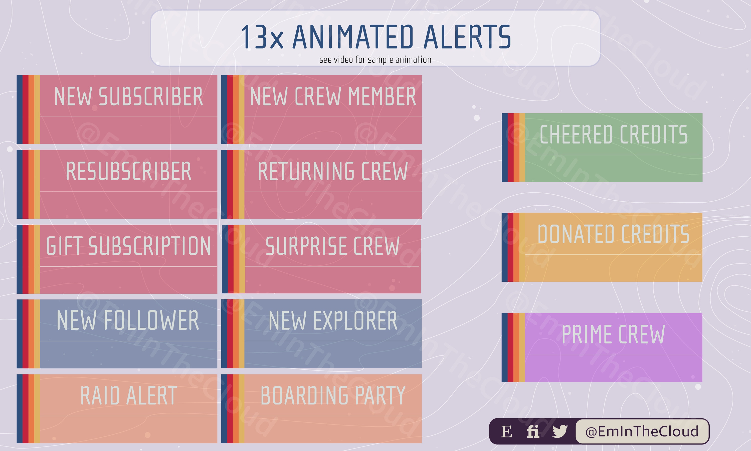 STARFIELD Stream Pack 121 Assets. Animated, Overlays, Badges, Webcam - Etsy