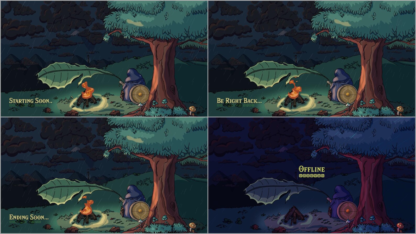 Zelda Animated Scene Overlays - Starting Soon, Be Right Back, Ending ...