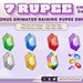Zelda Rupees Twitch Badge Emotes - Animated Raining Rupee Emote - Etsy