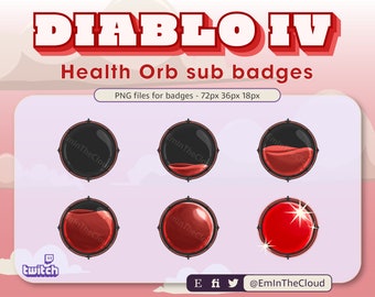 Twitch Sweet Fruits Sub/bit Badges for Streaming Delicious - Etsy