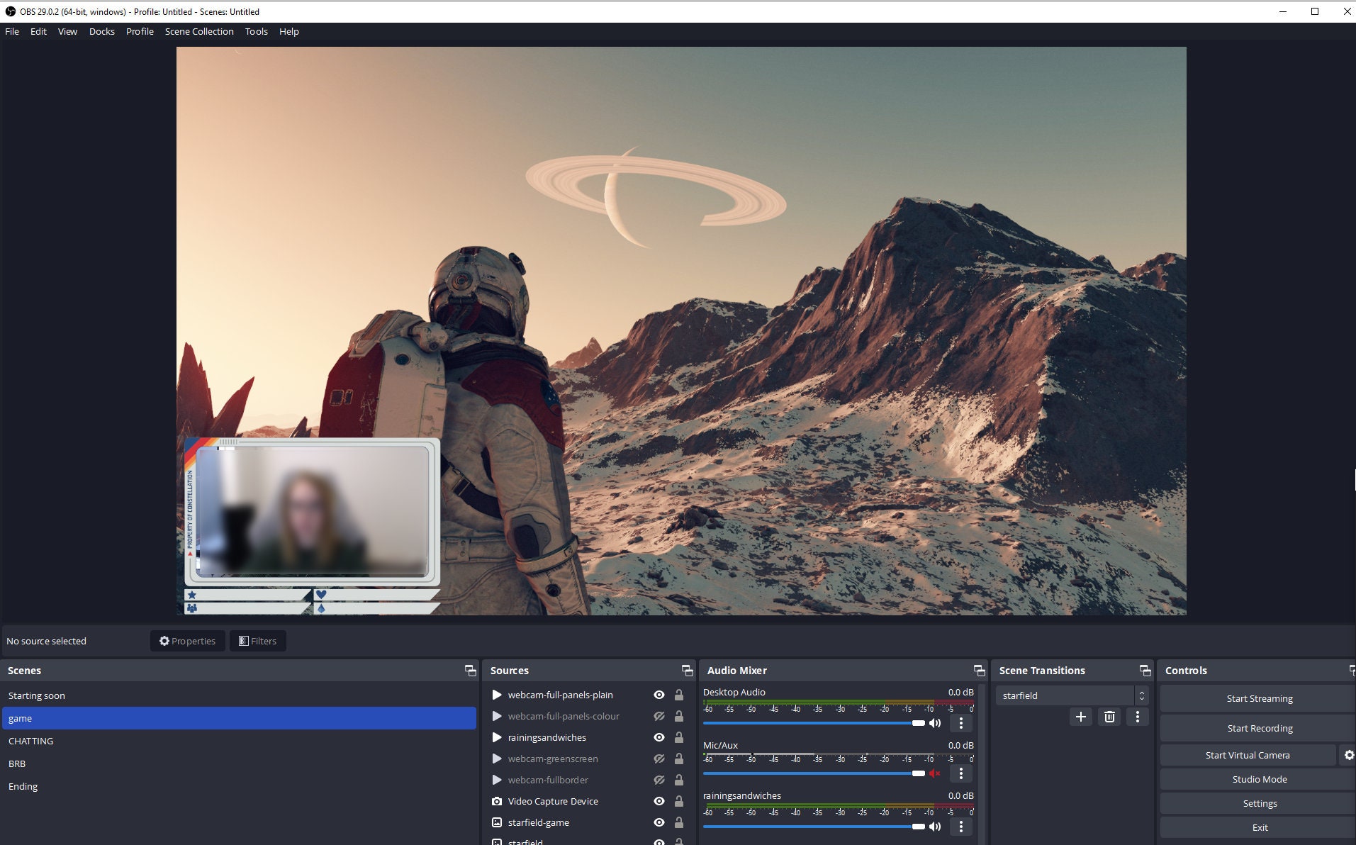 STARFIELD 6x Animated Webcam Overlays Greenscreen - Etsy Canada