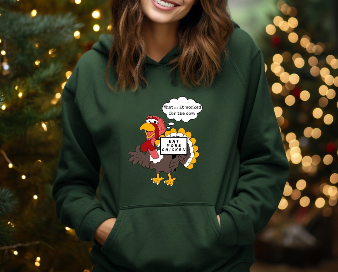 Funny Thanksgiving Hoodie Cute Fall Hoodie Womens - Etsy