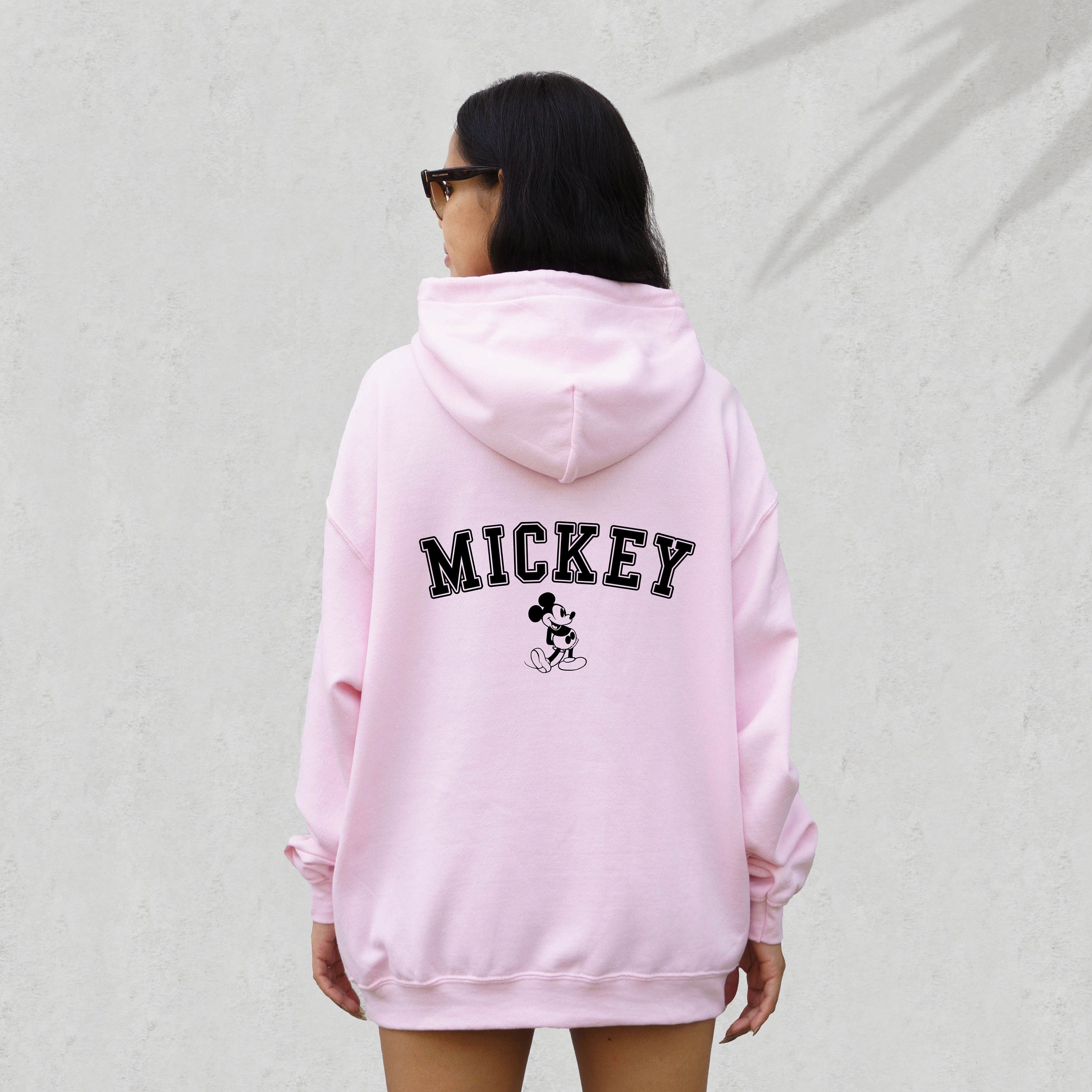 Disney Mickey Hoodie, Minimalist Mickey Mouse Hoodie, Cute Fall Hoodie ...