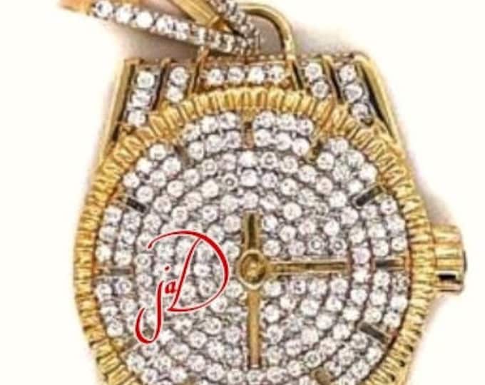 Shiny VVS Moissanite Cross Pendant, Iced Out Cross Pendant, Custom Hip ...