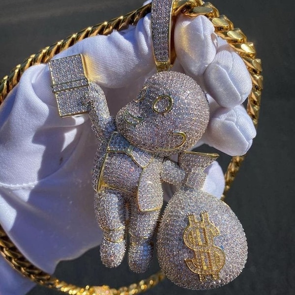 Custom Pendant Iced Out - Etsy