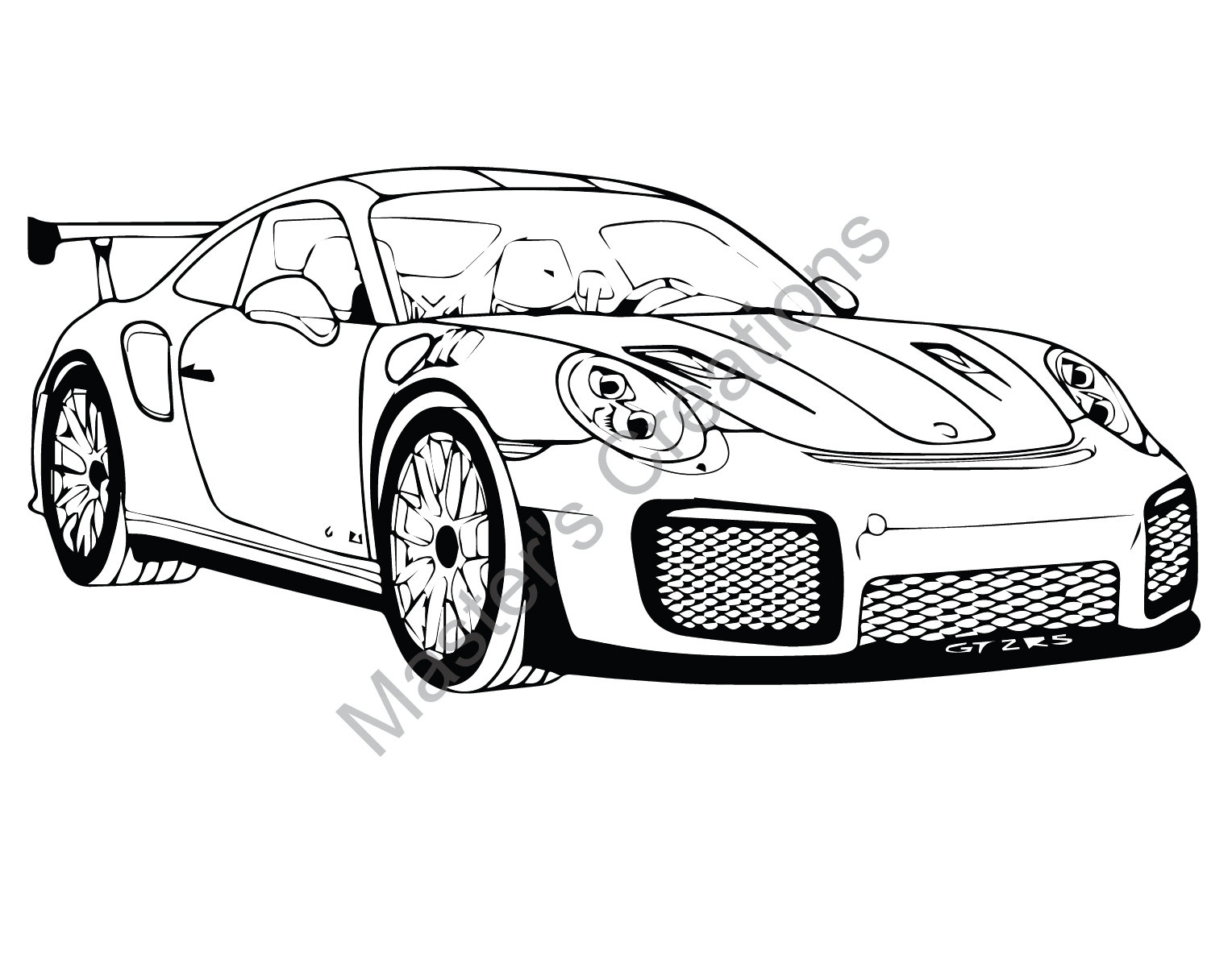 Porsche Cut Out - Etsy