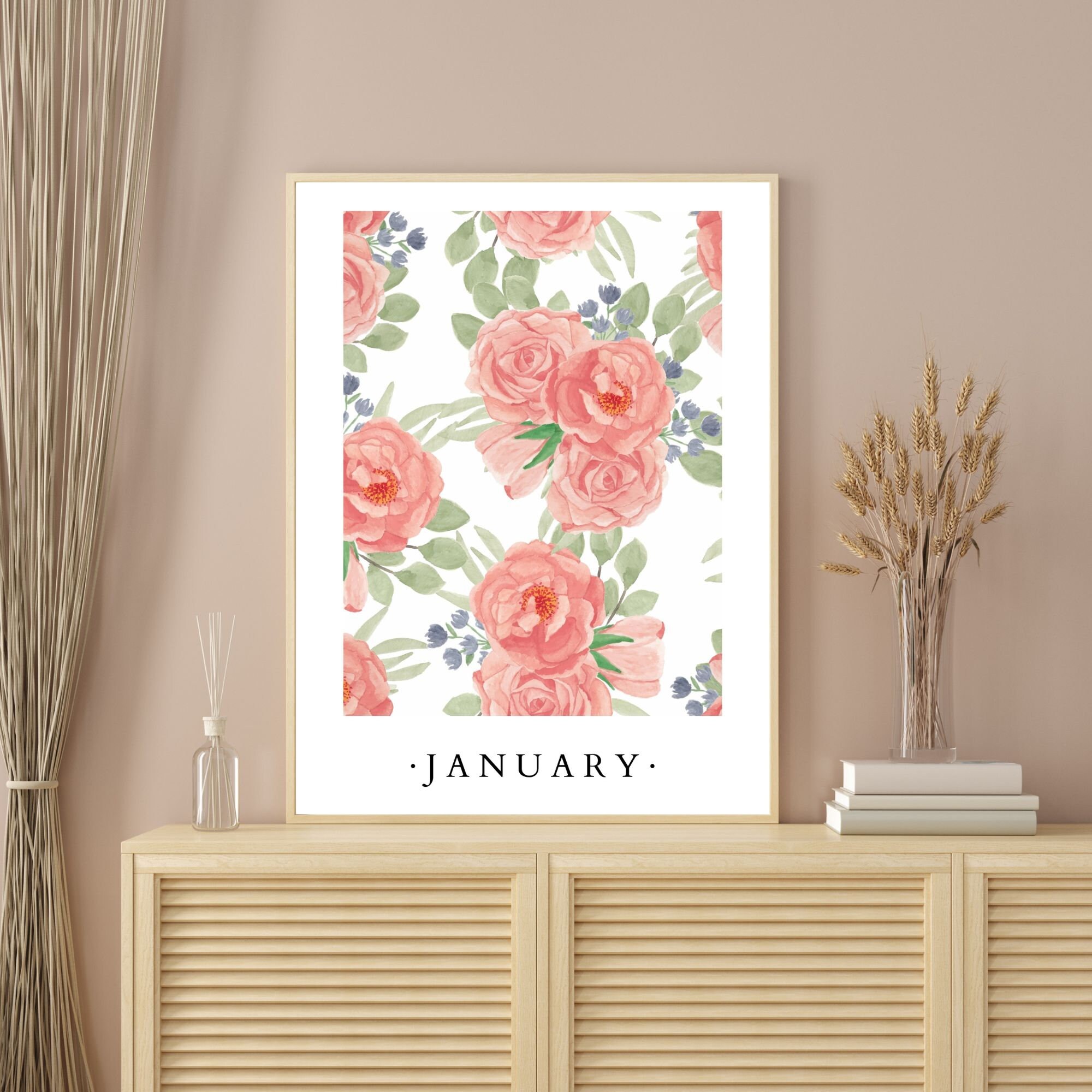 January Printable Poster - Etsy