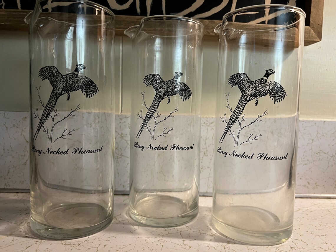Hazel Atlas Pheasant Mixing Pitchers - Etsy