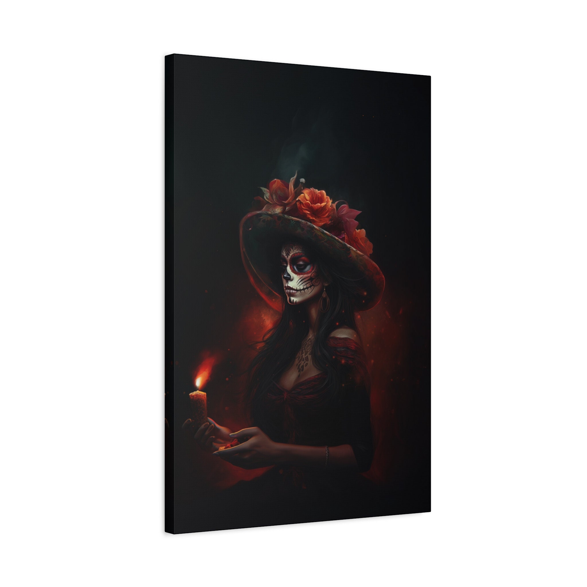 Day of the Dead Mexican Catrina Poster, Mexico Catrina Sugar Skull Girl ...