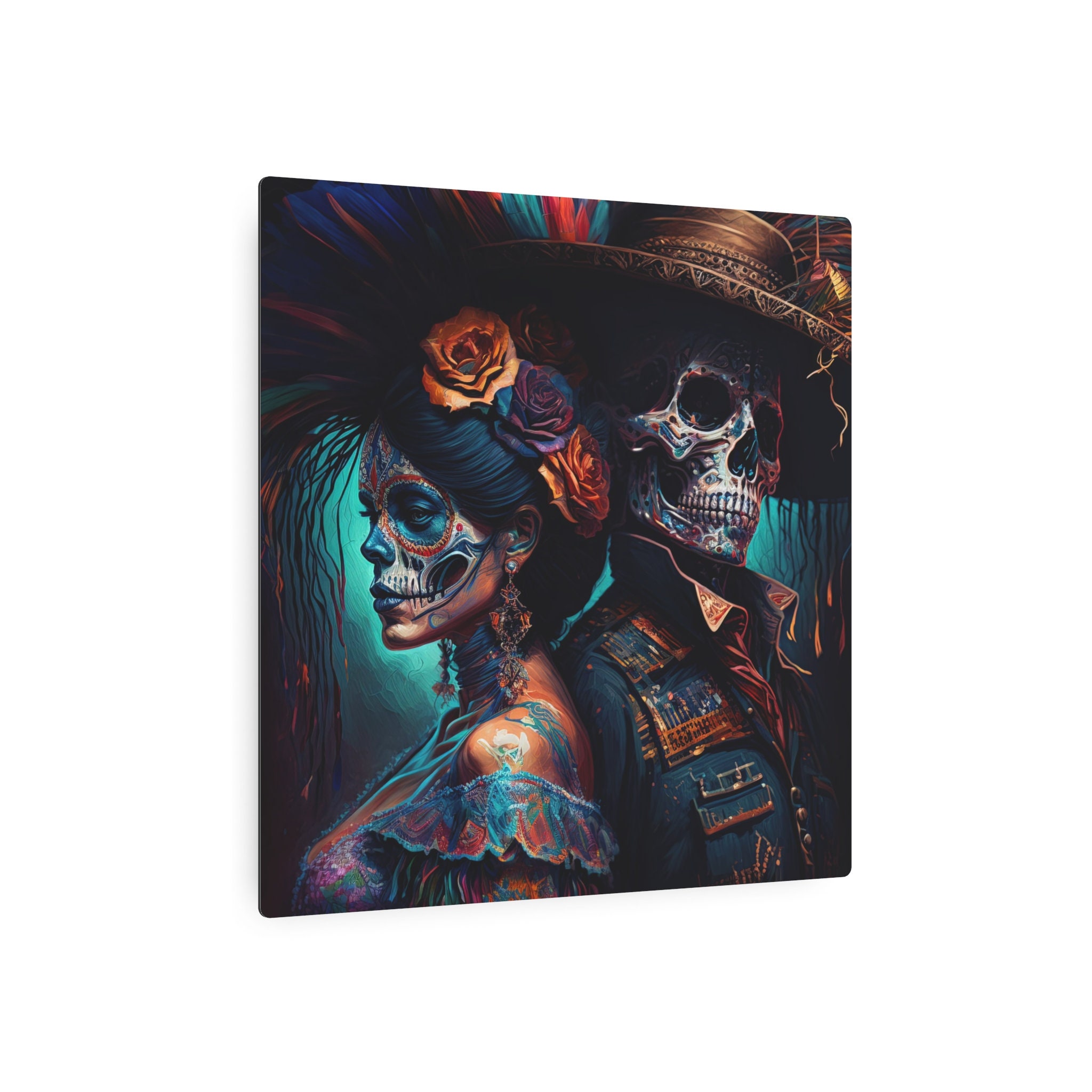 Day of the Dead Mexican Catrina Poster, Mexico Catrina Sugar Skull Girl ...