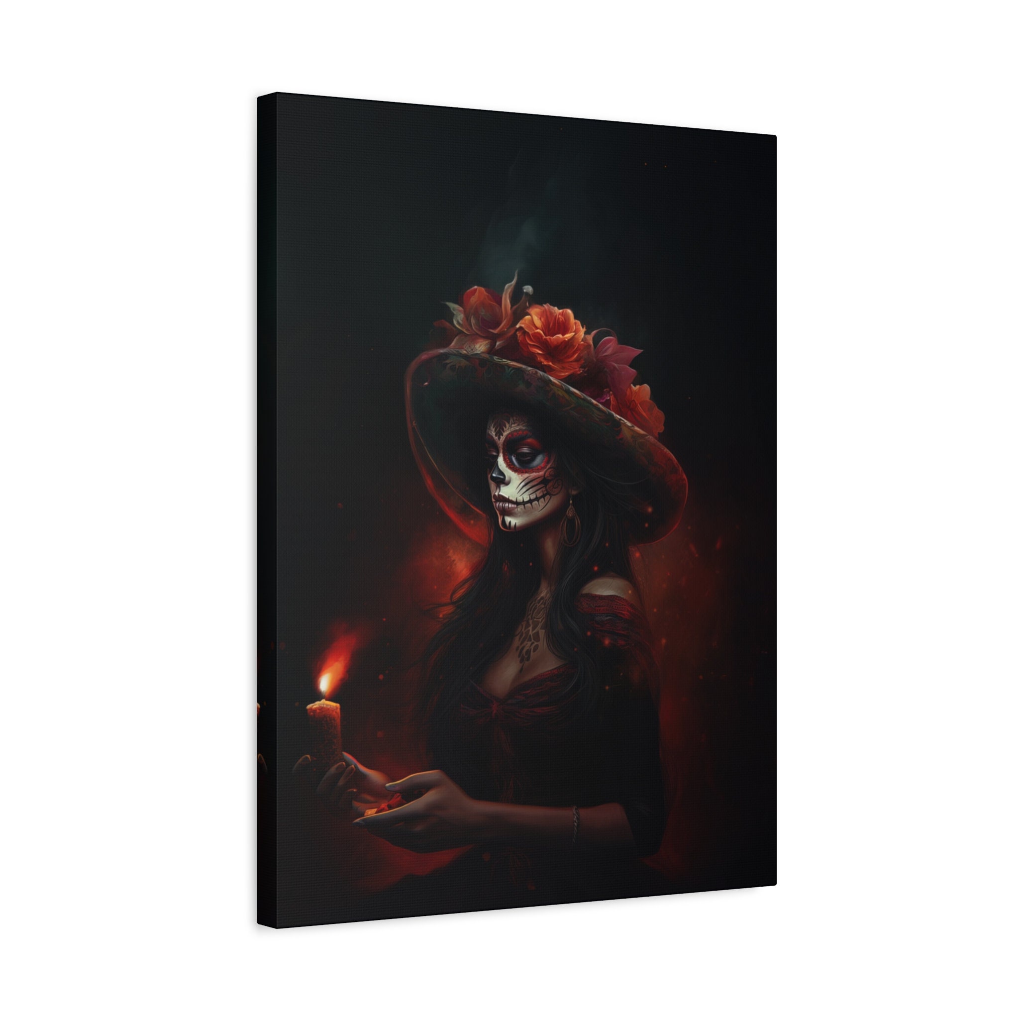 Day of the Dead Mexican Catrina Poster, Mexico Catrina Sugar Skull Girl ...