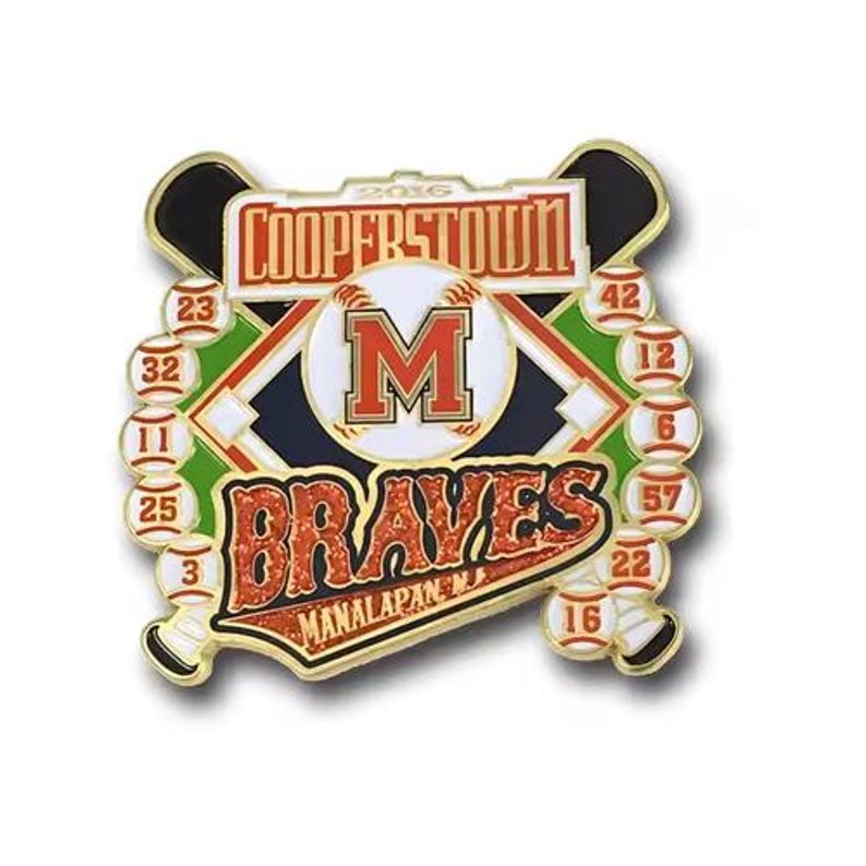 Custom Baseball Trading Pins: Cooperstown Pins Softball Enamel Filled ...