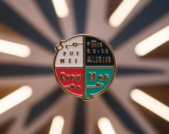 Contour Cut Brass Enamel Logo Lapel Pin / Company Badge / Personalized ...