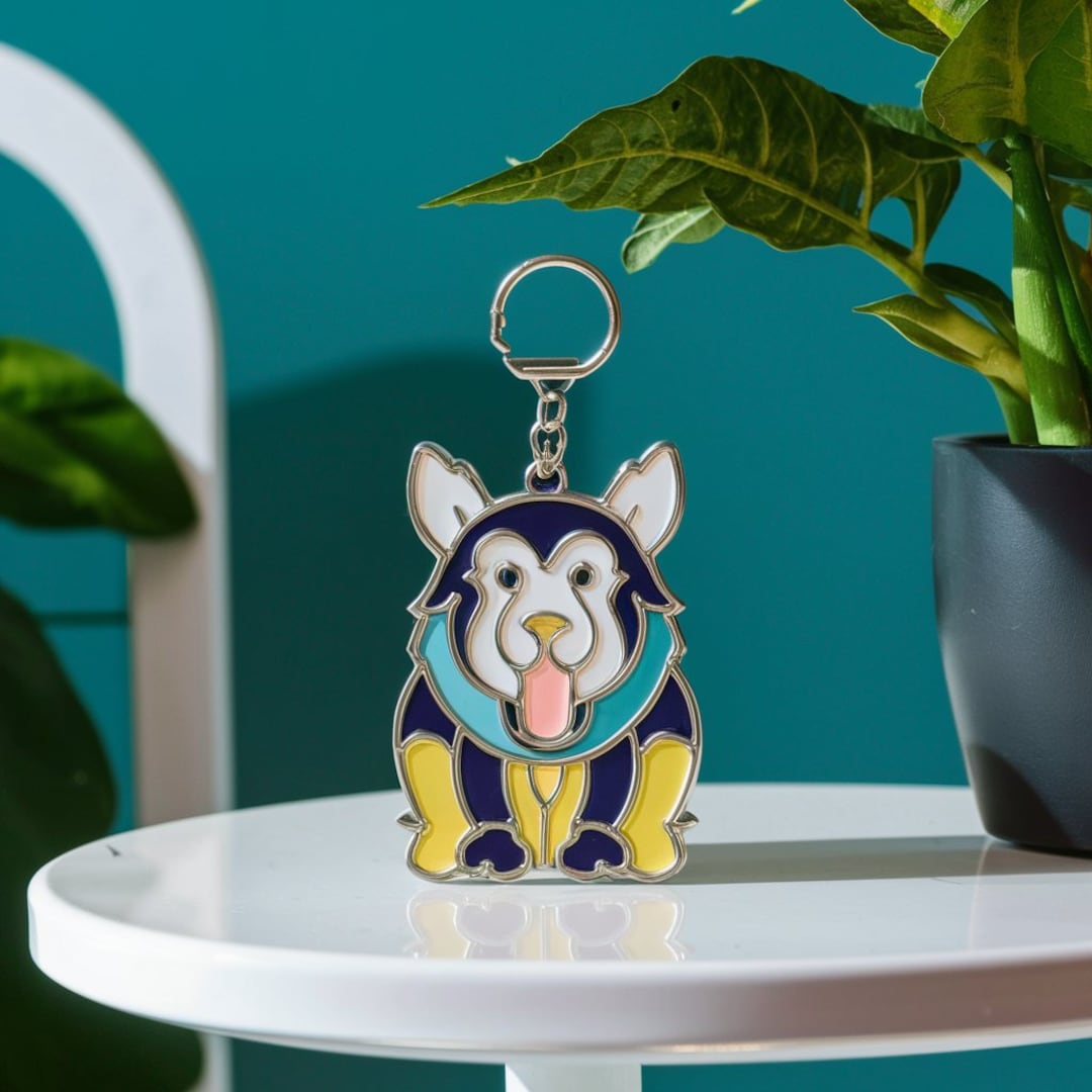 Custom Enamel Keychain Custom Metal Keychain Personalized Keychain ...