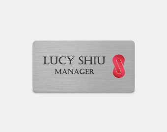 Wearable Name Tags Business Name Tags Metal Name Tags Magnetic Name ...
