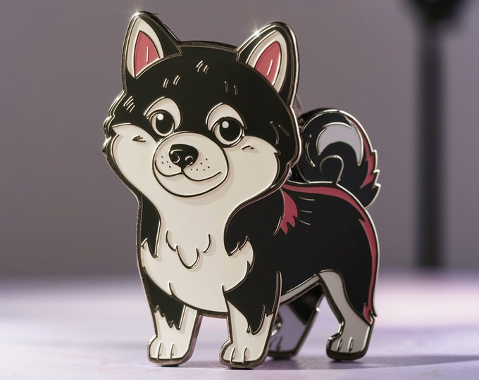 Contour Cut Brass Enamel Logo Lapel Pin / Company Badge / Personalized ...