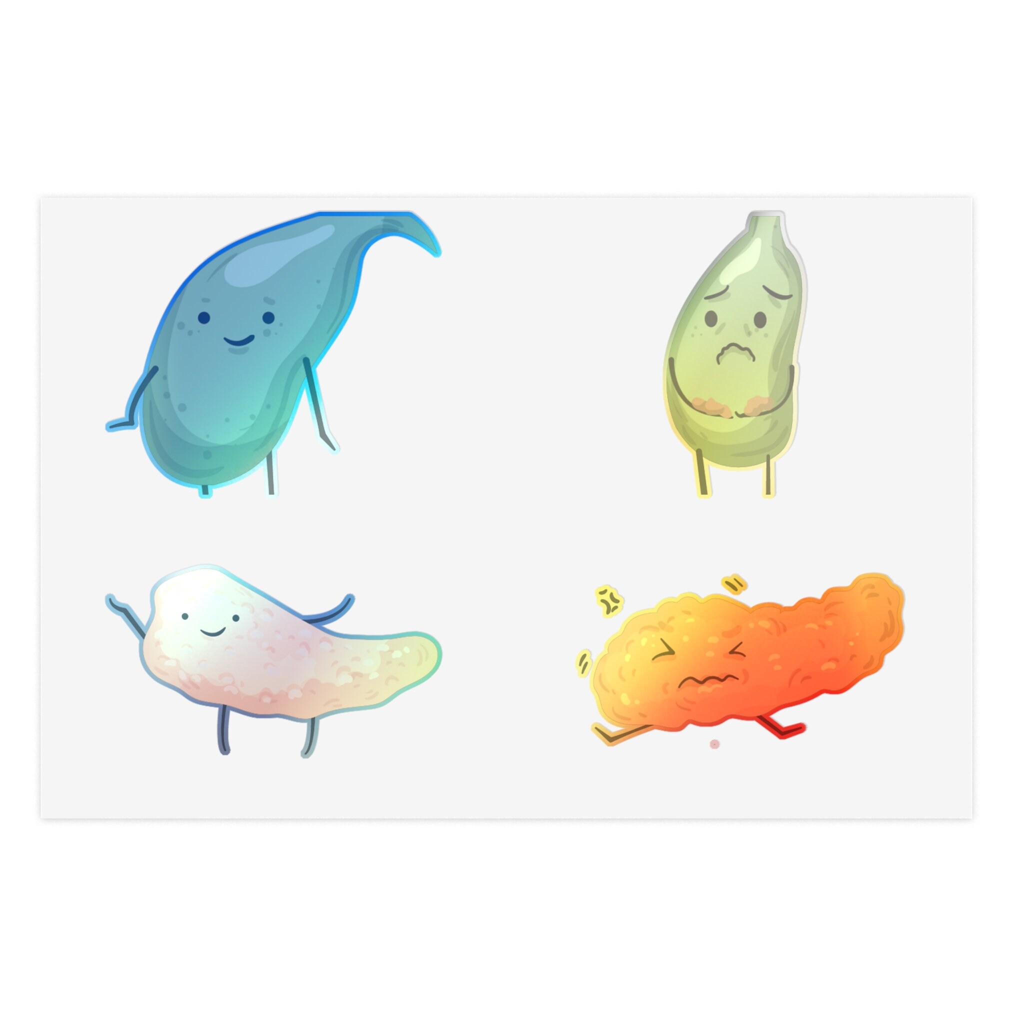 Gallbladder and Pancreas Stickers - Etsy