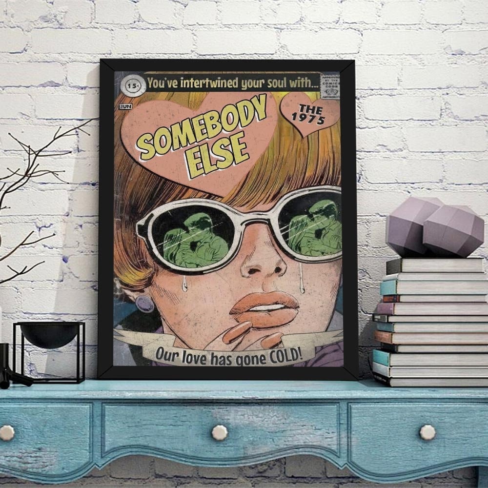 The 1975 Comic Art Book Poster, Somebody Else Poster, The 1975 - Poster