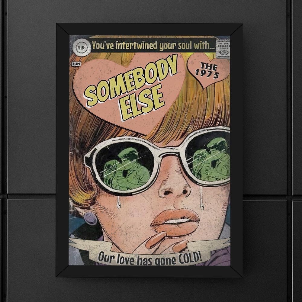 The 1975 Comic Art Book Poster, Somebody Else Poster, The 1975 - Poster