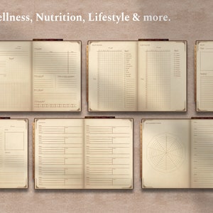 2024 2023 Vintage Digital Planner - Undated Planner Journal - Tracker ...