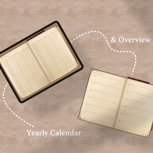 2024 2023 Vintage Digital Planner - Undated Planner Journal - Tracker ...