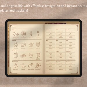 2024 2023 Vintage Digital Planner - Undated Planner Journal - Tracker ...