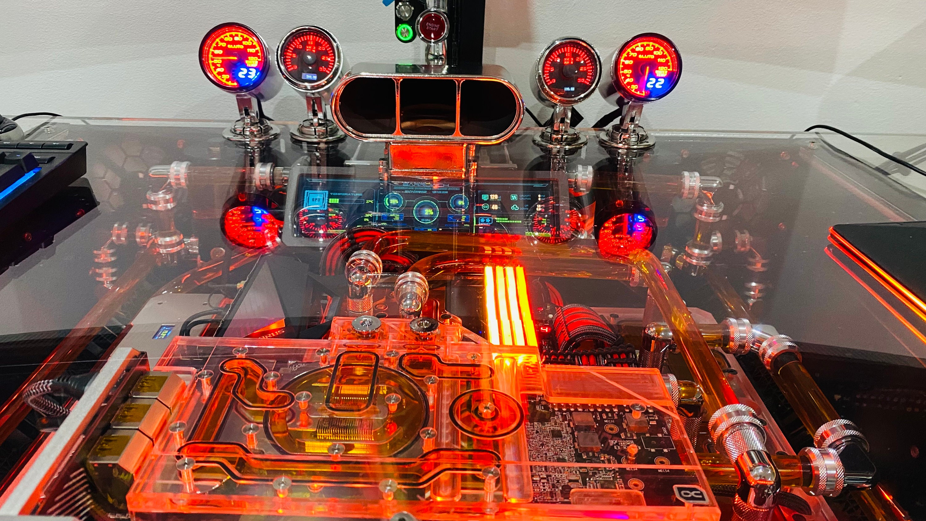 Custom Computer Built Into Desk - Etsy