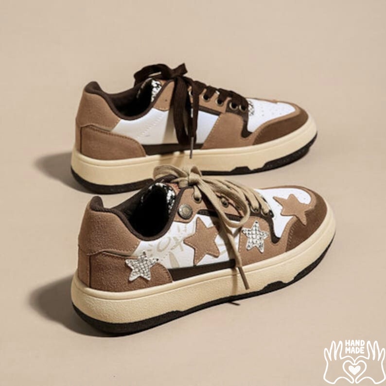 Pink Star Y2K Sneakers Platform Shoes Harajuku Women Shoe - Etsy