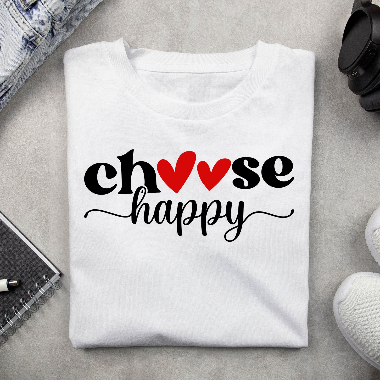 Choose Happy, Choose Happy SVG, Choose Happy PNG, Trendy SVG, Trendy ...