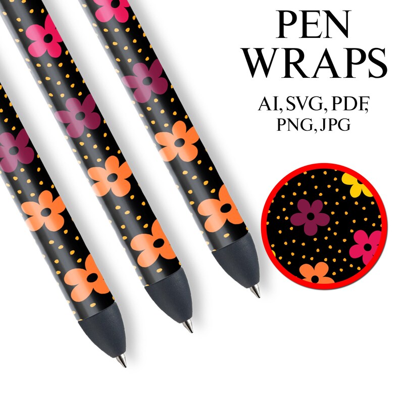 Pen Wraps Svg, Tearch Pen Wrap Svg, Pen Wrap Template, Pen Sublimation ...