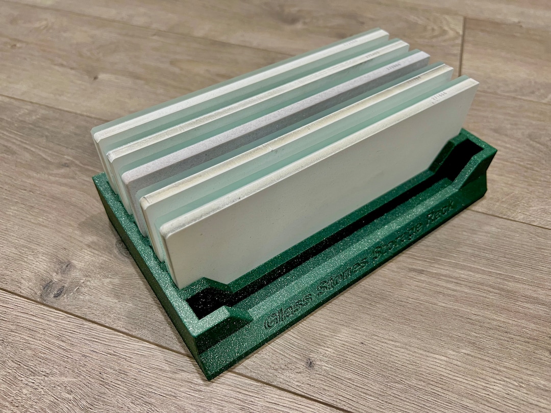 Sharpening Stone Storage Rack: Holds 6 Shapton Glass Stones/ha-no ...