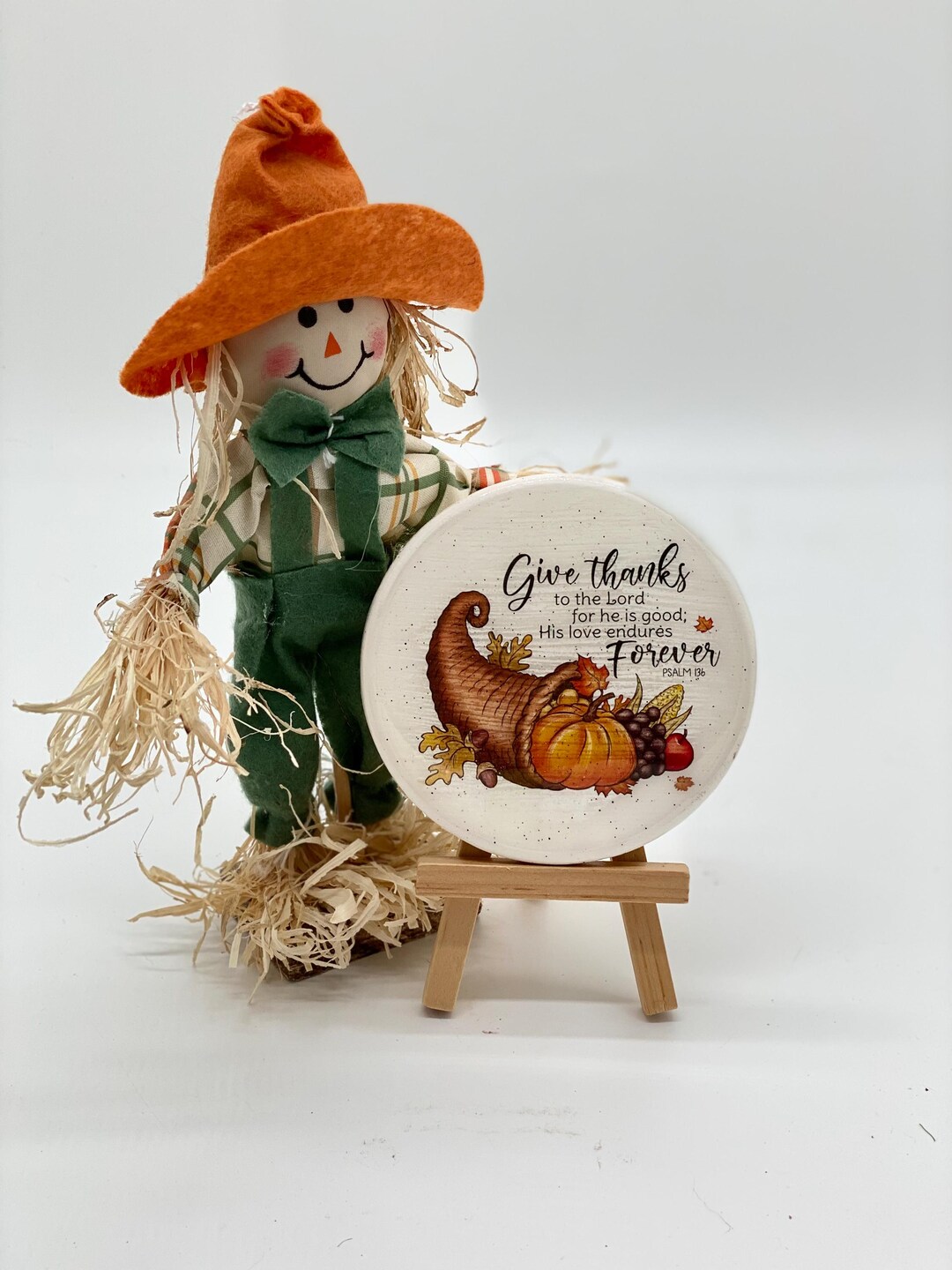 Thanksgiving Coaster give Thanks to the Lord for He is Good - Etsy