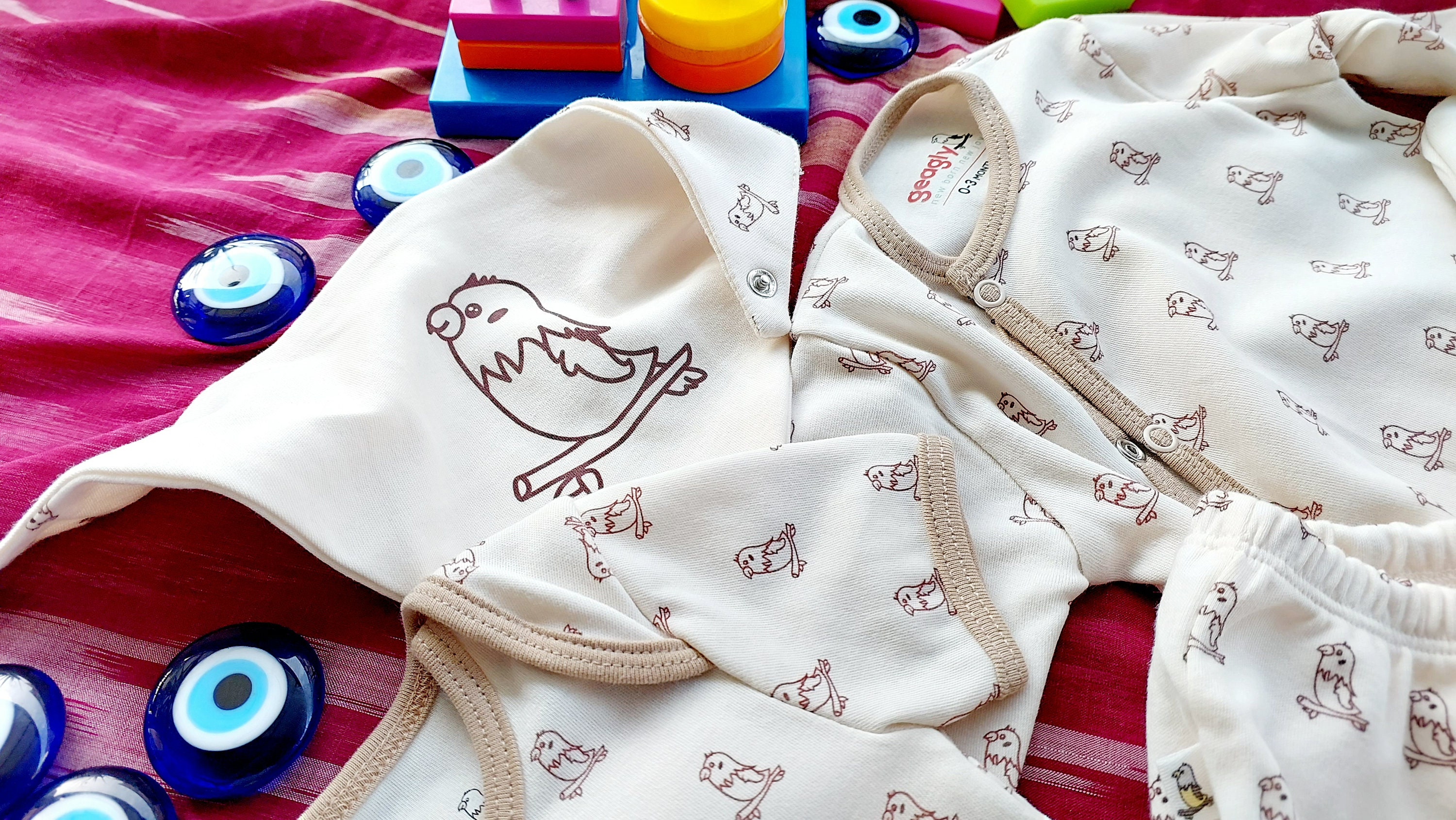 5 Pcs Organic Gender Neutral Newborn Essentials Set Baby Must - Etsy