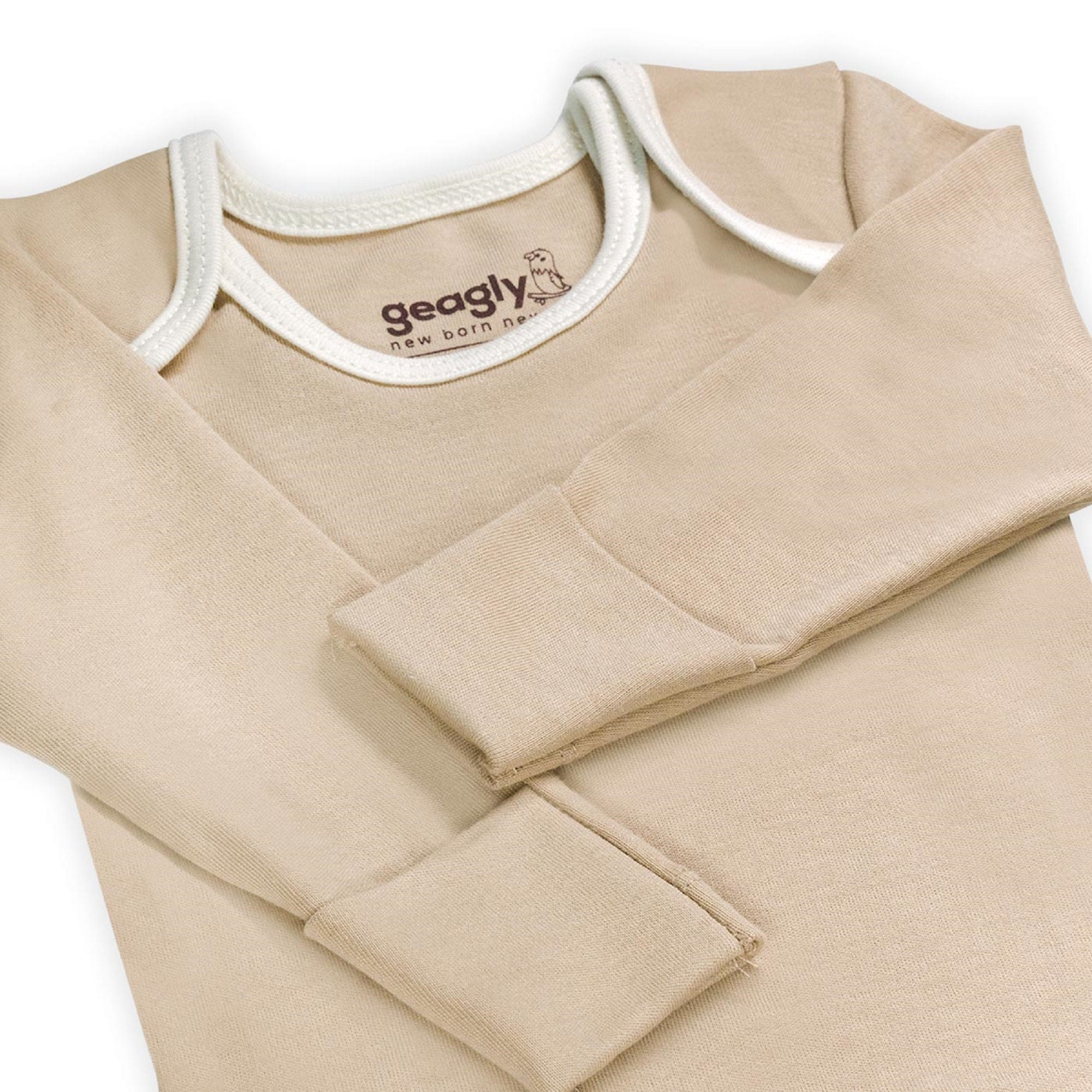 Taupe Organic Baby Onesies Organic Cotton Baby Clothes Newborn Baby ...