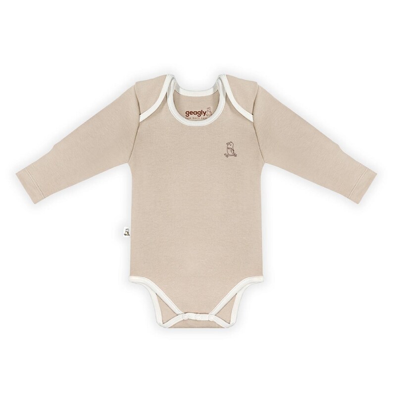 Taupe Organic Baby Onesies Organic Cotton Baby Clothes Newborn Baby ...