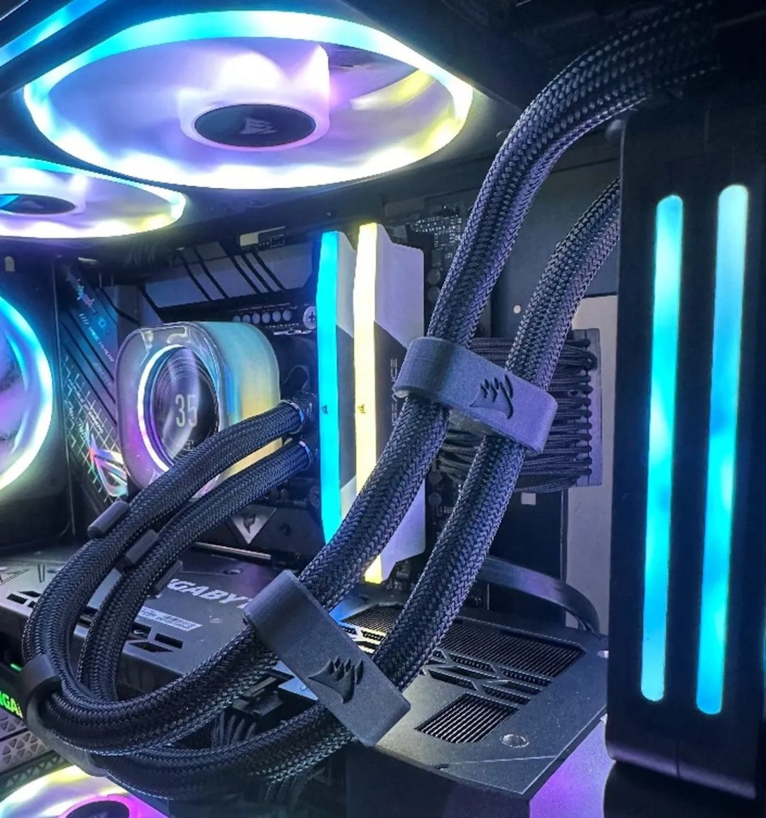 Custom Corsair AIO Radiator Tube Comb | Cable Management | Computer ...