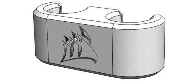 Custom Corsair AIO Radiator Tube Comb Cable Management Computer Modding ...