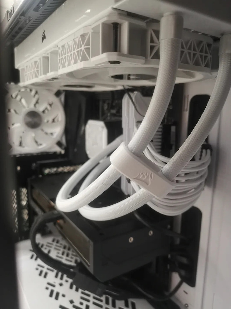 Custom Corsair AIO Radiator Tube Comb | Cable Management | Computer ...