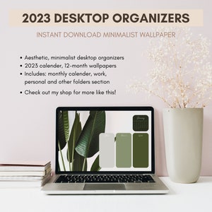 2023 Desktop Wallpaper, 2023 Organizer With Calendar, Mac Windows ...