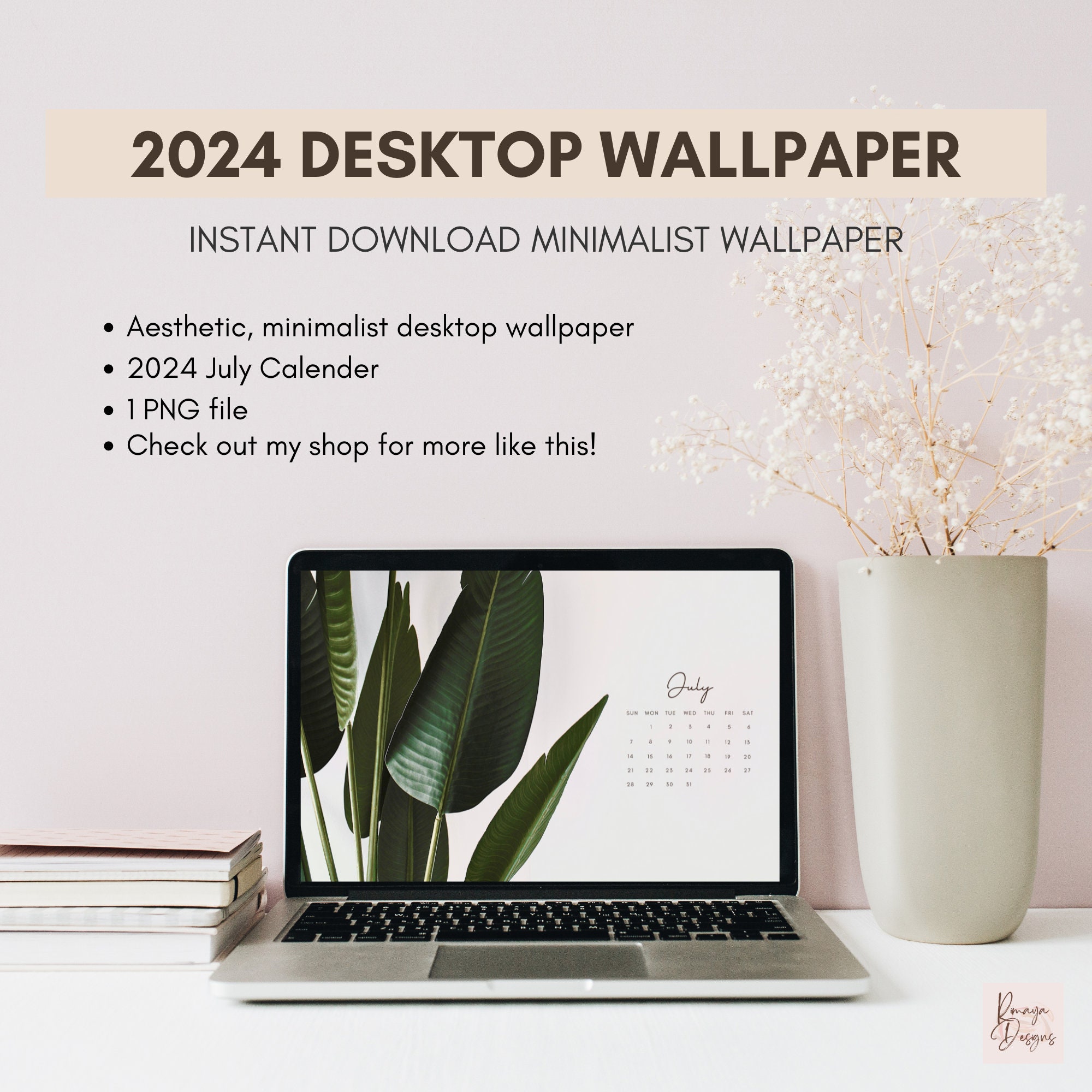 2024 Desktop Wallpaper, 2024 Calendar, July Wallpaper, Mac Windows ...