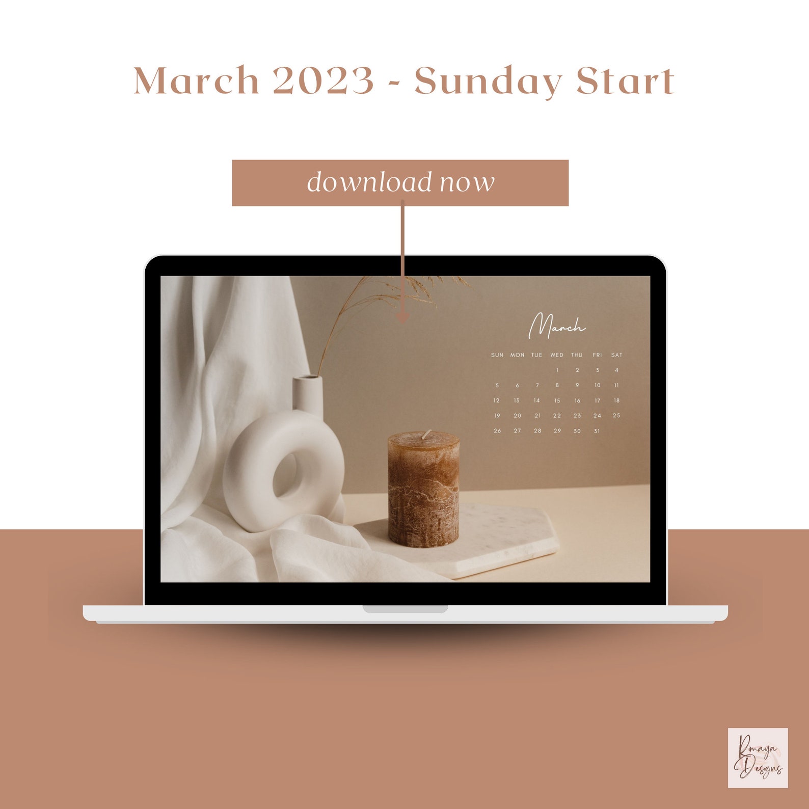 March 2023 Desktop Wallpaper, 2023 Calendar, Mac and Windows Desktop ...