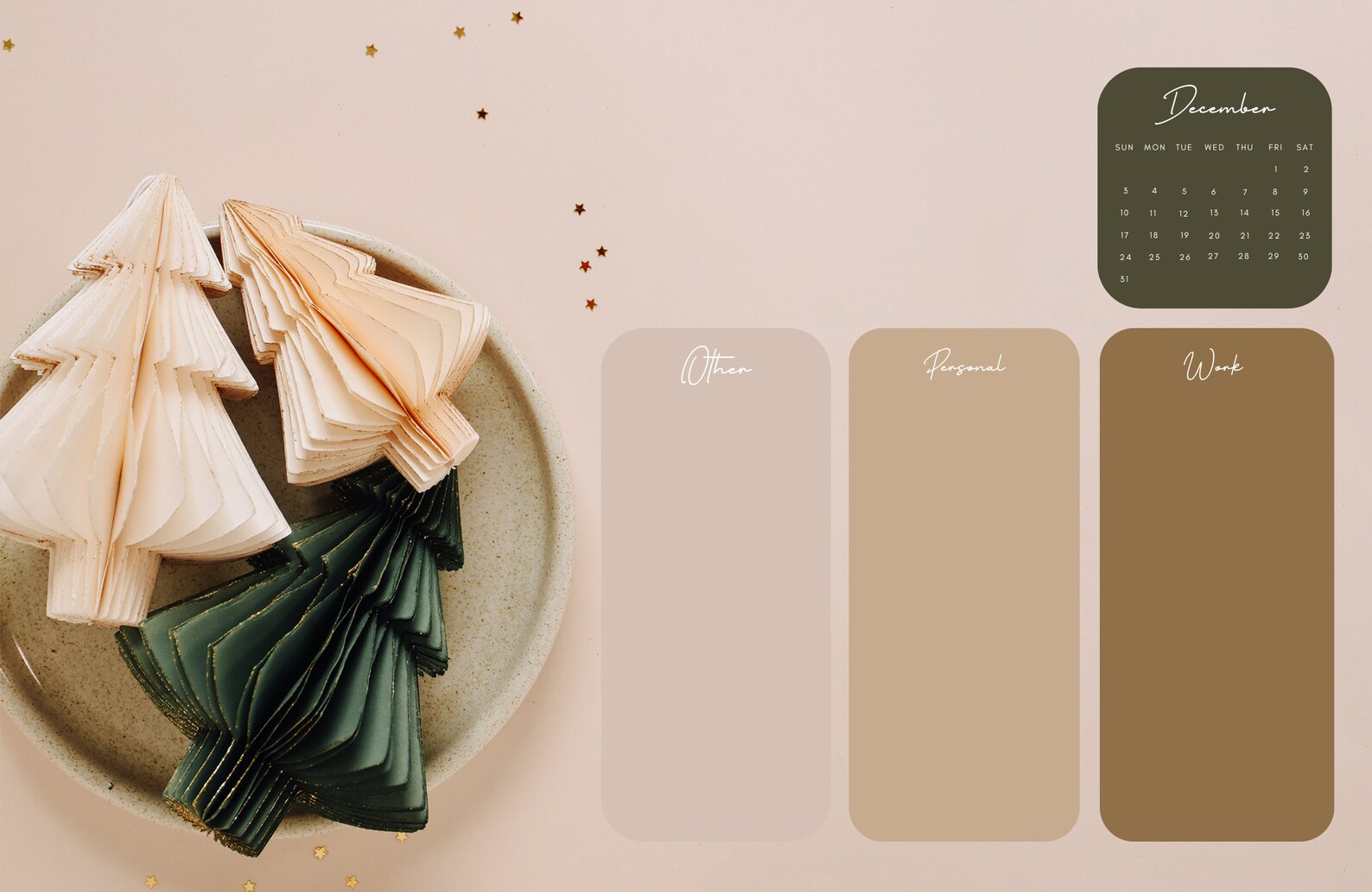 2023 Desktop Wallpaper, 2023 Organizer With Calendar, Mac Windows ...