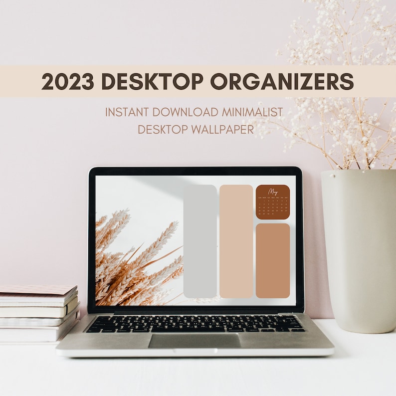 2023 Desktop Wallpaper, 2023 Organizer With Calendar, Mac Windows ...