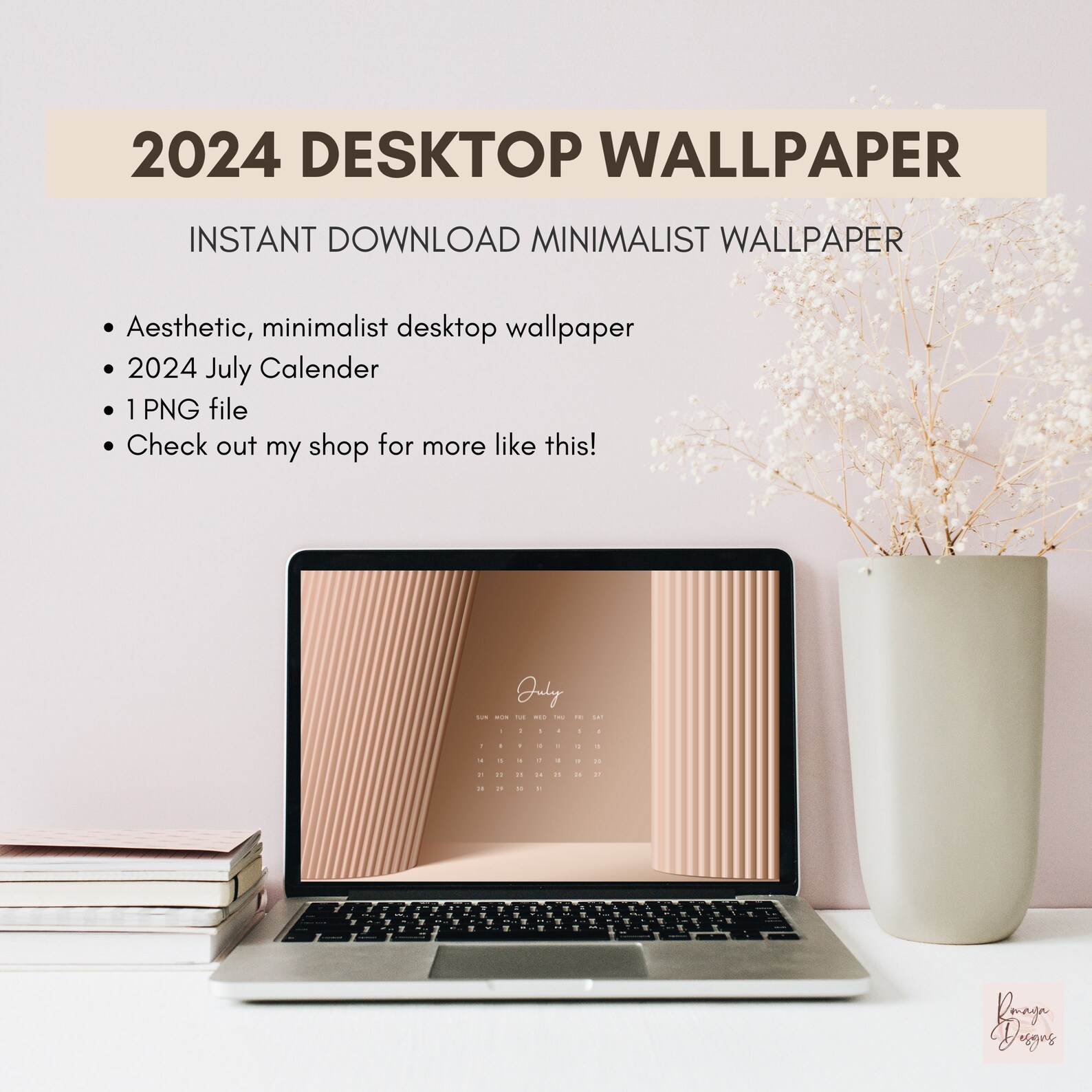 2024 Desktop Wallpaper, 2024 Calendar, July Wallpaper, Mac Windows ...
