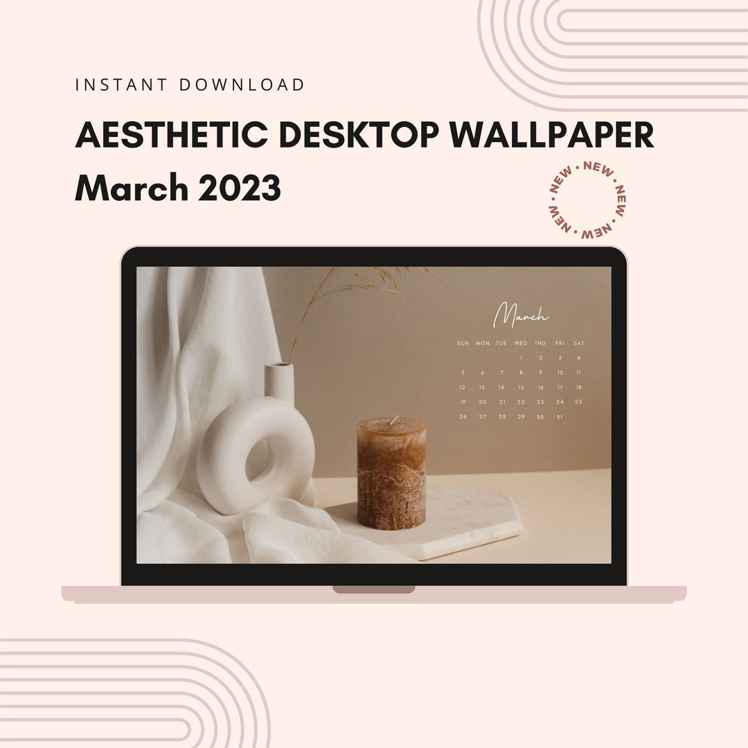 March 2023 Desktop Wallpaper, 2023 Calendar, Mac and Windows Desktop ...